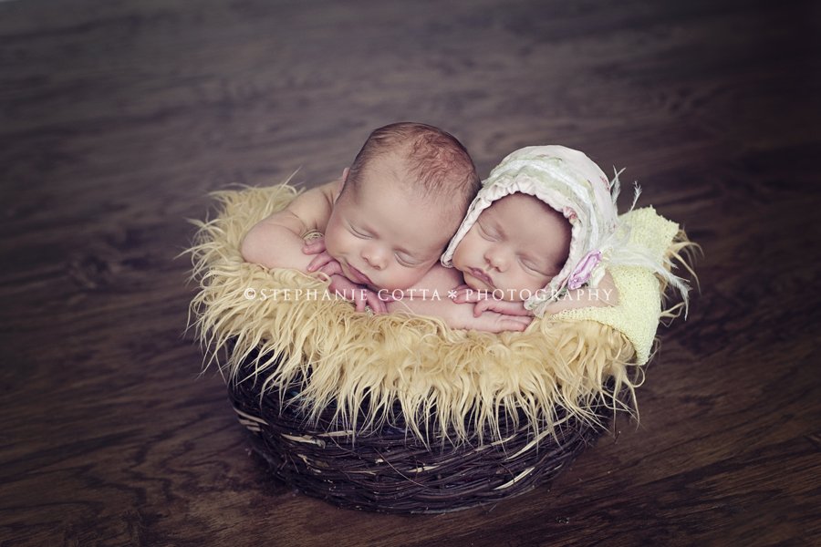 henry and adele {eighteen days new} | st. louis newborn twins ...