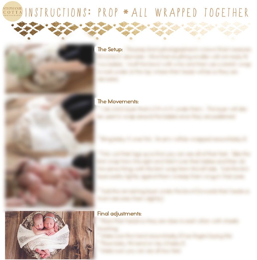 Now Available! | Twin Newborn Tutorial » Stephanie Cotta Photography